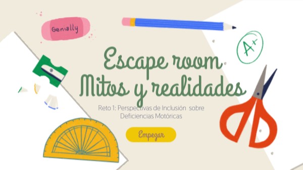 Escape room Mitos y realidades | Genially