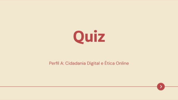Quiz sobre Cidadania Digital e Ética Online | Genially