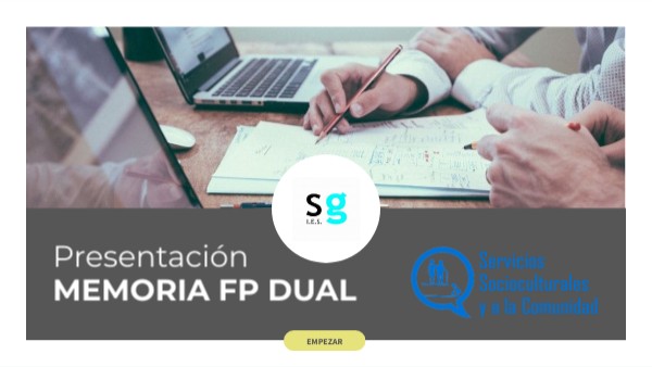 Presentación MEMORIA FP DUAL | Genially