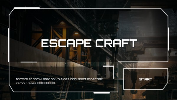 Escape craft | Genially
