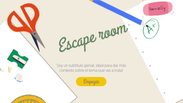 Escape room | Genially