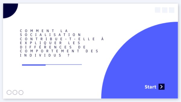 Comment la socialisation contribue-t-elle à expliquer les différences de comportement des ...