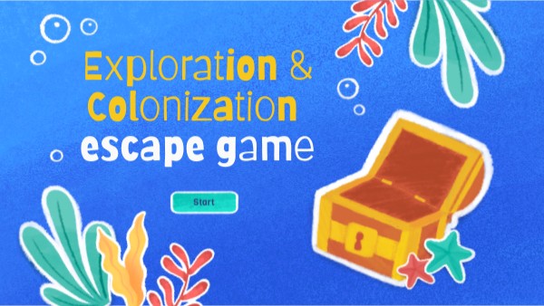 Exploration & Colonization escape game | Genially