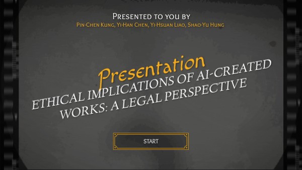 Ethical implications of AI-created works: A legal perspective | Genially
