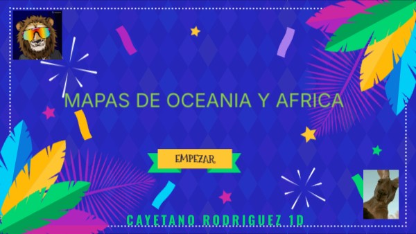MAPAS DE OCEANIA Y AFRICA | Genially