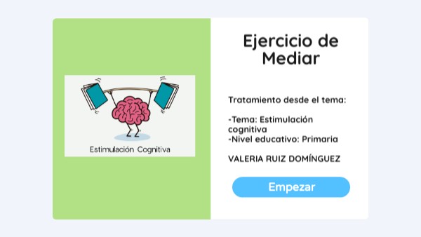 Ejercicio de Mediar | Genially