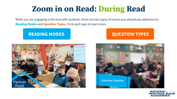 Zoom in on Read: During Reading | Genially