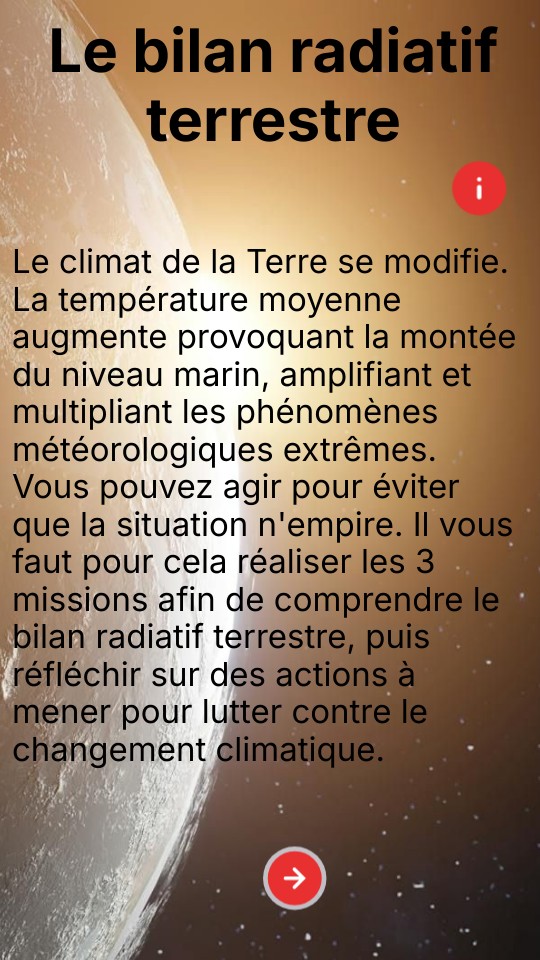 Le bilan radiatif terrestre séance 2 | Genially
