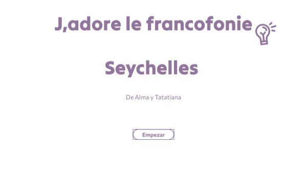 J,adore le francofonie Seychelles | Genially