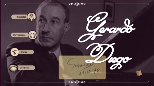 Gerardo Diego | Genially