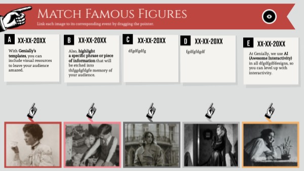 Match Famous Figures | Genially