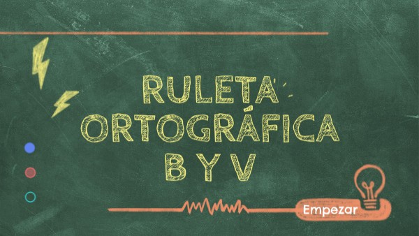ruleta ortográfica b y v | Genially