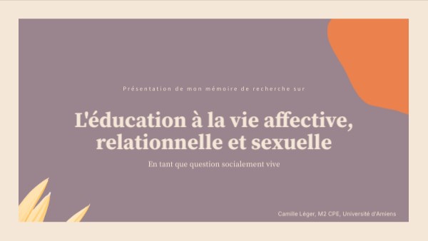 Présentation partie 2 mémoire | Genially