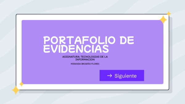 PORTAFOLIO DE EVIDENCIAS | Genially