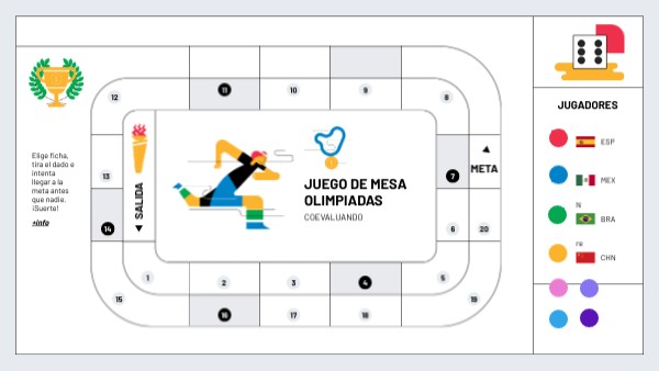 JUEGO DE MESA OLIMPIADAS | Genially