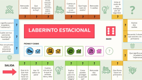 Laberinto estacional | Genially
