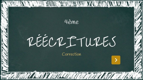 Réécritures 4e | Genially