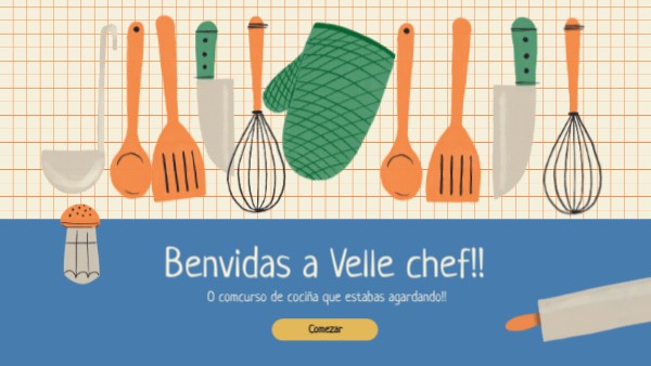Benvidas a Velle chef!! | Genially