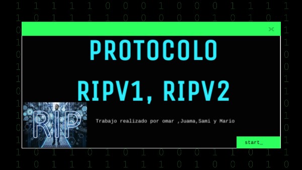 PROTOCOLO RIPv1, RIPv2 | Genially