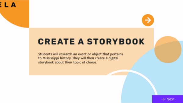 Create a storybook | Genially