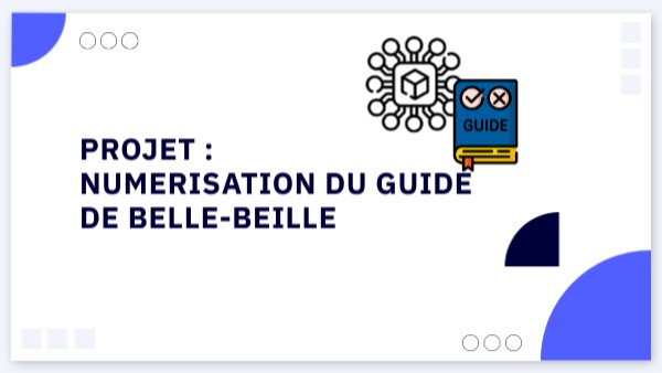 PROJET : NUMERISATION DU GUIDE DE BELLE-BEILLE | Genially