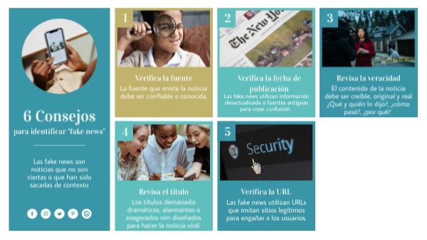 6 Consejos para identificar "Fake news" | Genially