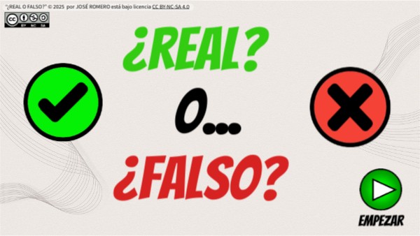 ¿REAL O FALSO? | Genially