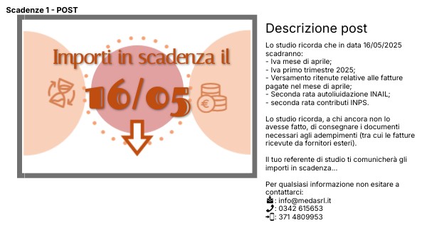 Post Meda | Genially