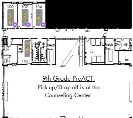 9th PreACT Room Assignments - 2025 | Genially