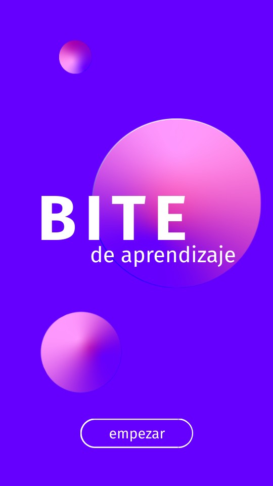 Bite de Aprendizaje Móvil | Genially