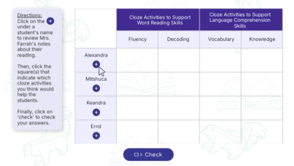 AL3L4 cloze activity support | Genially