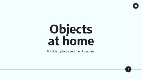 Objects at home | Genially