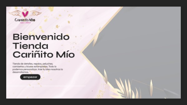 Bienvenido Tienda Cariñito Mío | Genially