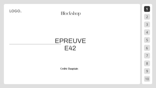 EPREUVE E42 | Genially