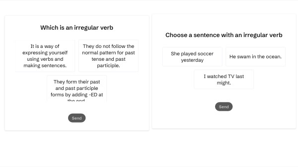 Regular and irregular verbs | Genially