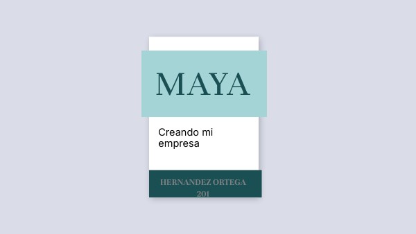 MAYA | Genially