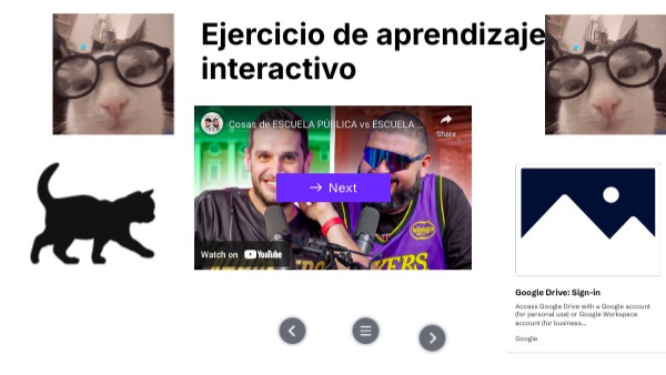 Ejercicio de aprendizaje interactivo | Genially