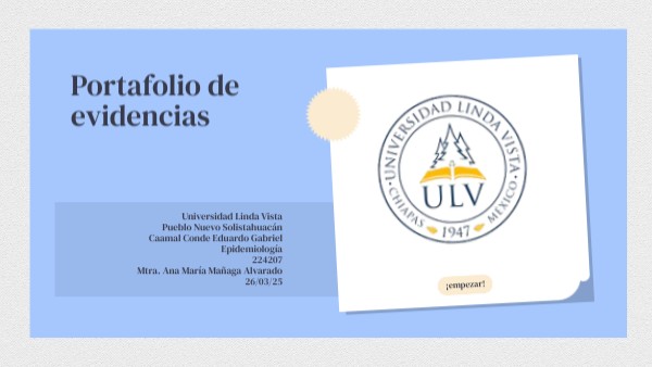 Portafolio de evidencias | Genially