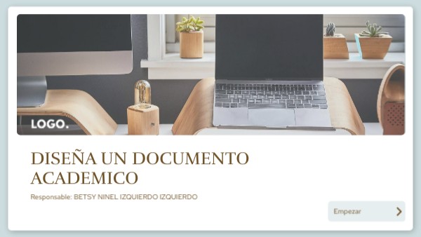 diseña un documento academico | Genially