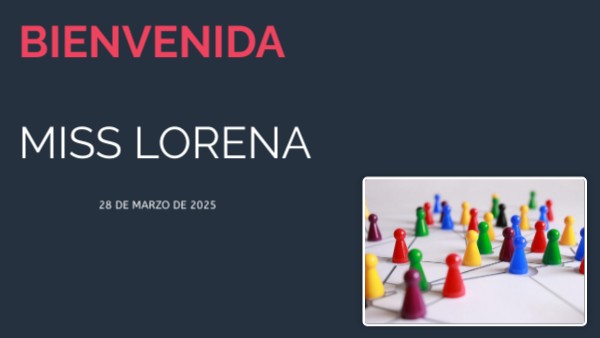 BIENVENIDA mISS LORENA | Genially