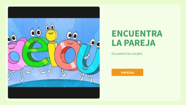 ENCUENTRA LAS VOCALES | Genially