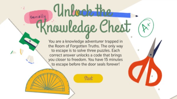 Unlock the Knowledge Chest | Genially