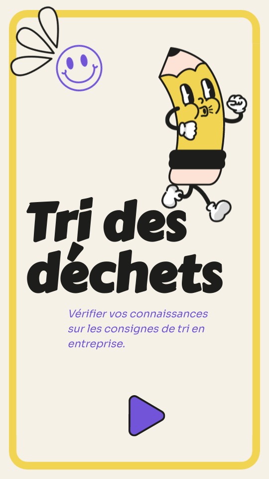 quiz tri des déchets | Genially