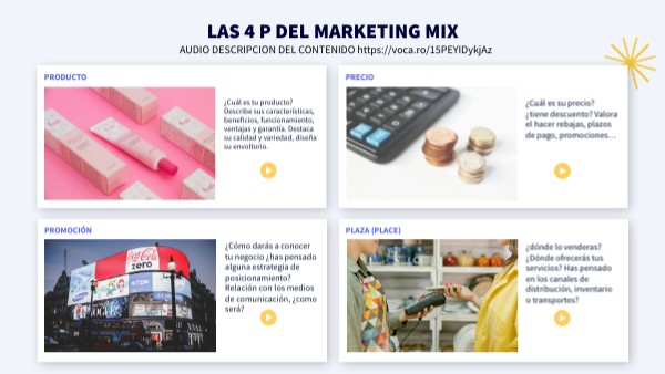 LAS 4 P DEL MARKETING MIX | Genially