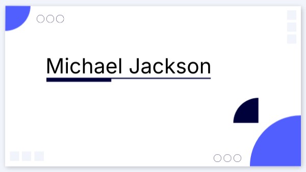 Michael Jackson | Genially