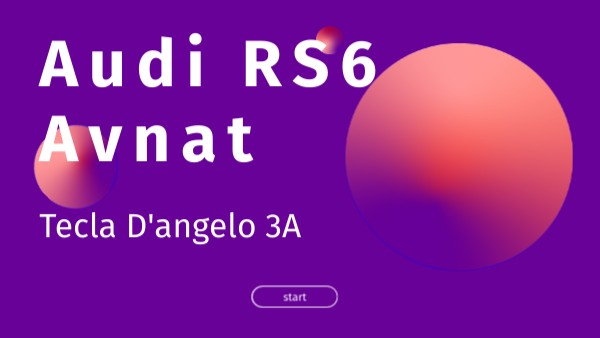 Audi RS6 Avnat | Genially