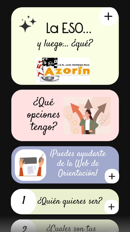 La ESO y luego... ¿QUÉ? | Genially