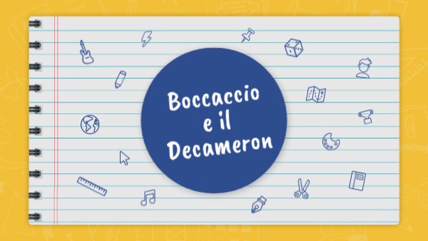 Boccaccio e il Decameron | Genially