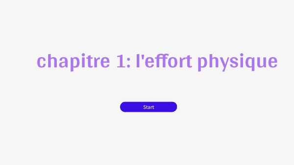 chapitre 1: l'effort physique | Genially