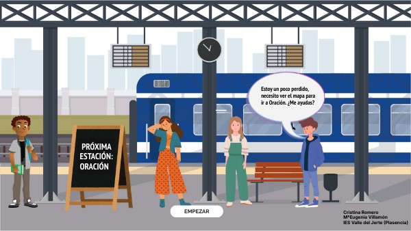 Próxima estación: ORACIÓN | Genially